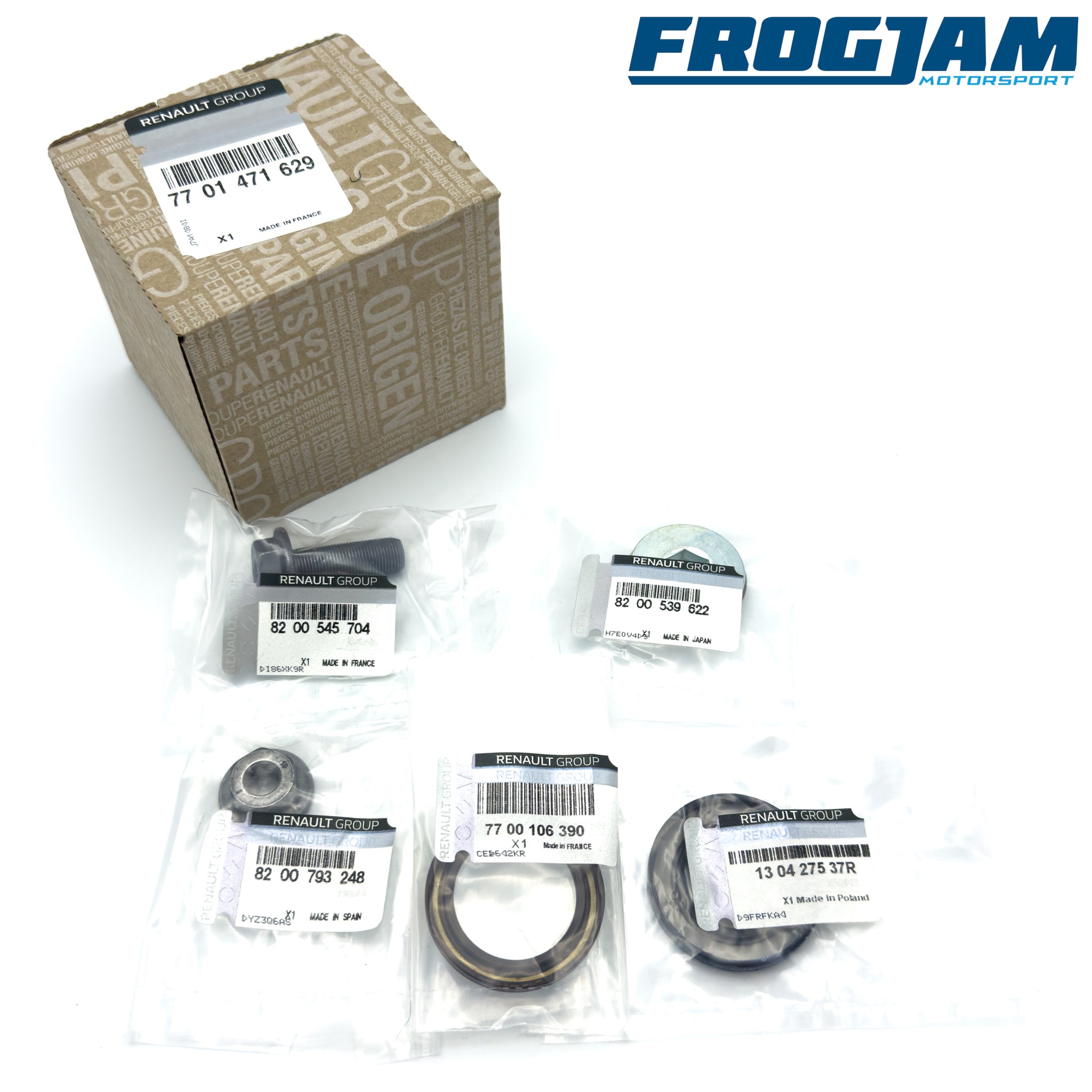 Genuine Cam Camshaft Nut, Bolt and Seal Kit | Renault Clio 172 182 Mk2 ...